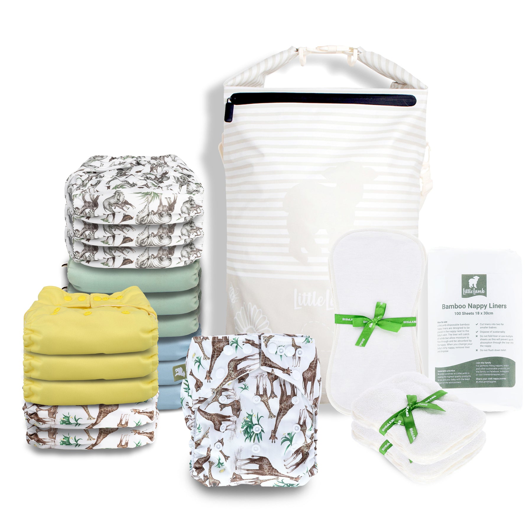 Reusable Onesize Pocket Nappy Kit – LittleLamb