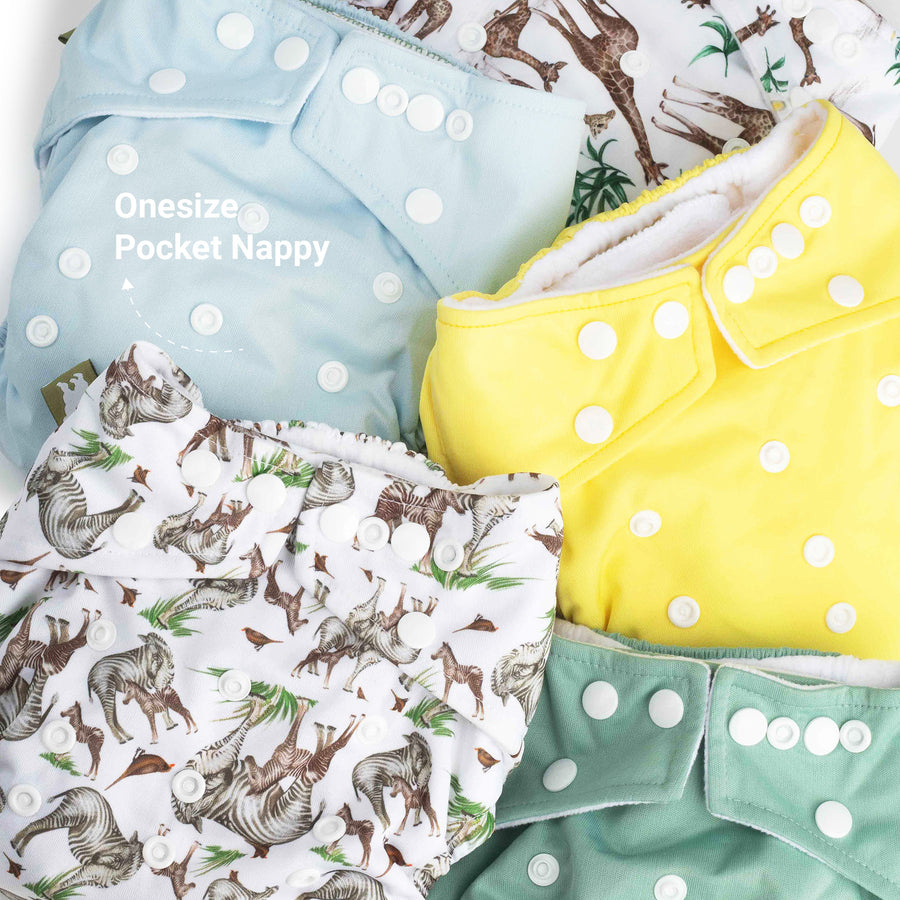Reusable Onesize Pocket Nappy Kit – LittleLamb